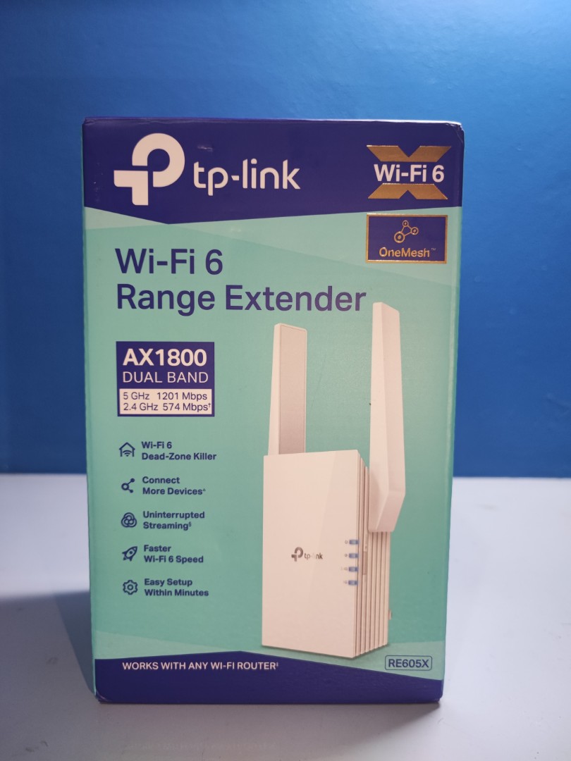 TP-Link RE605X AX1800 Wi-Fi 6 Dual Band Range Extender | Wifi Extender | Wifi Booster | 2.4GHz ...