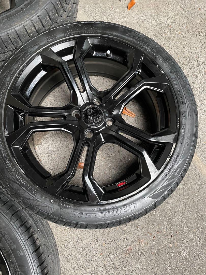TRD mags & Tires, Car Parts & Accessories, Mags and Tires on Carousell