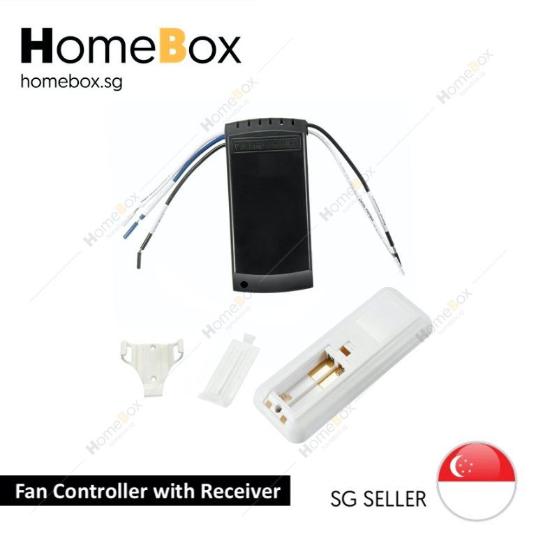 Universal Ceiling Fan Remote Control Kit with Receiver for Ac motor Fan ...