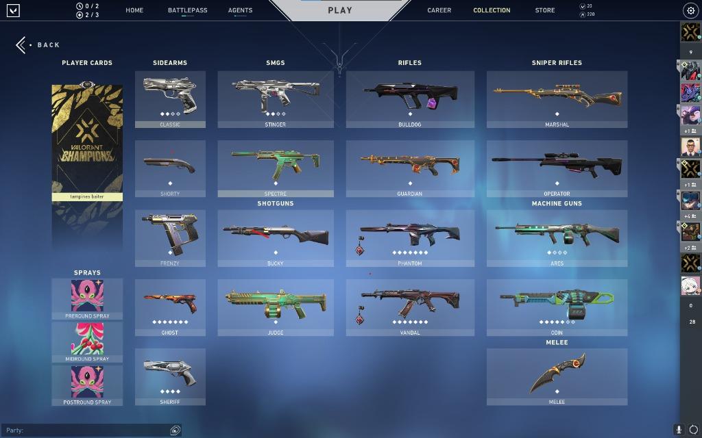 Valorant Gold 3 with immortal buddy, Video Gaming, Video Games, Others ...