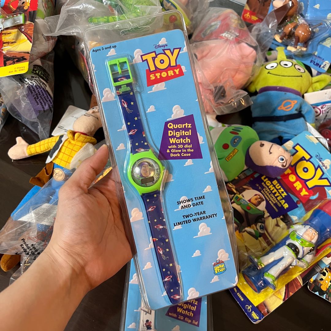 Vintage 1995 Toy Story Buzz Lightyear Disney Pixar Watch by Hasbro ...