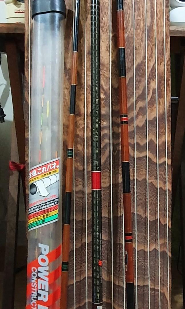Vintage Tenkara fishing rods Daiwa NFT Powerloop Carbon Construction ...