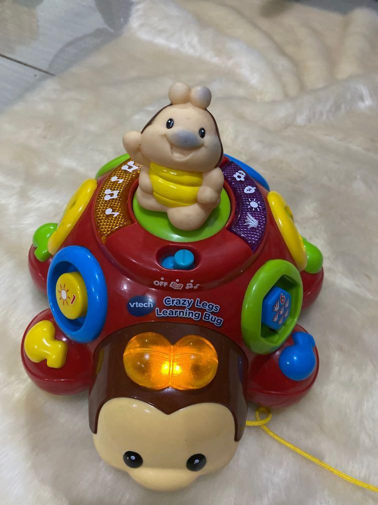 Vtech crazy legs learning bug, Babies & Kids, Infant Playtime on Carousell