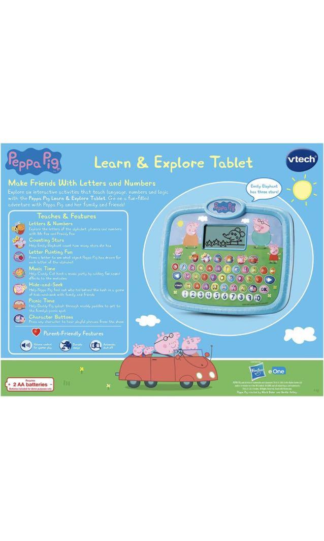 VTech Peppa Pig Learn and Explore Tablet, 兒童＆孕婦用品, 嬰兒玩具 - Carousell
