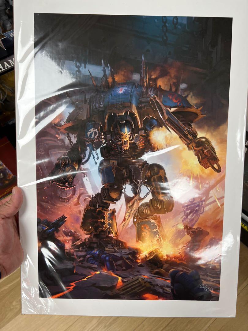 War Hammer - Chaos Knight poster, Hobbies & Toys, Stationery & Craft ...
