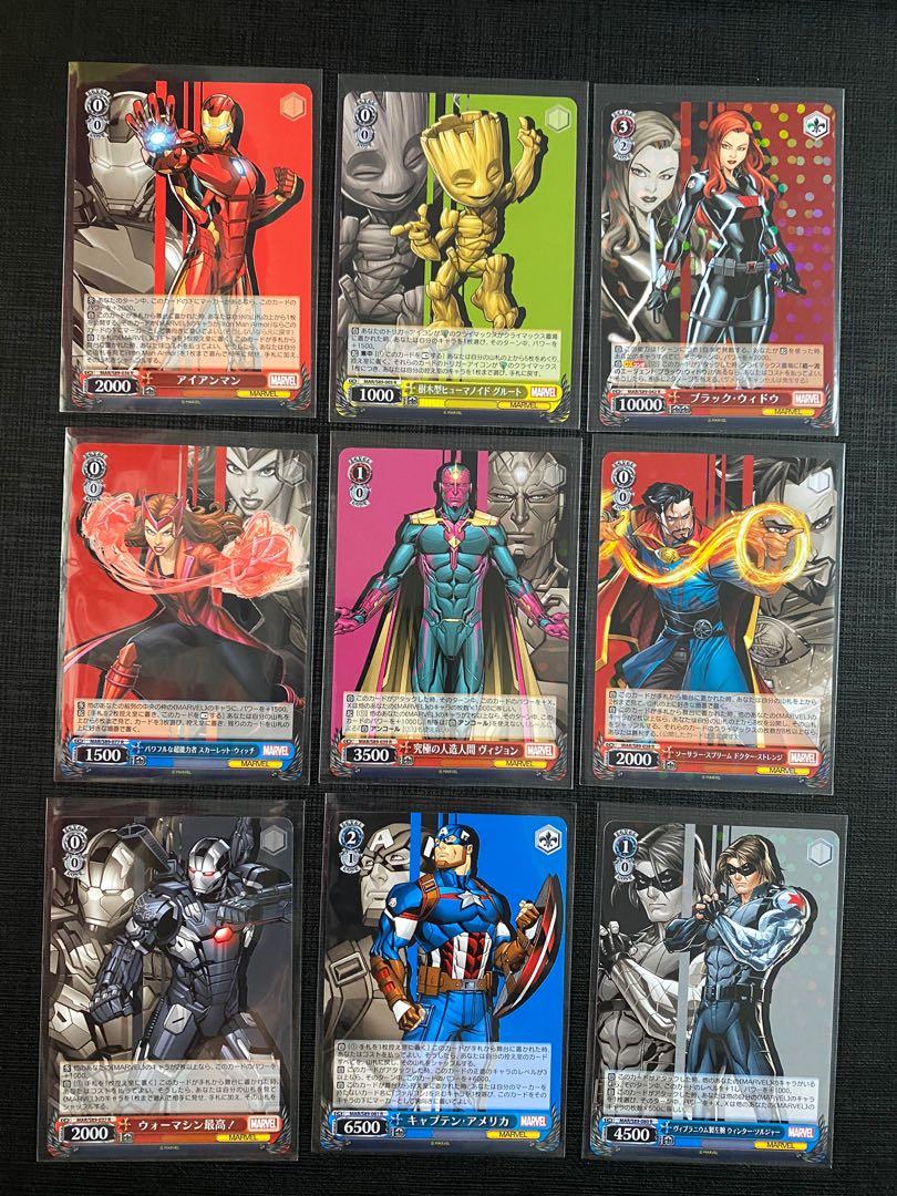 Weiss Schwarz Marvel Collectible Cards ($2 each), Hobbies & Toys, Toys ...