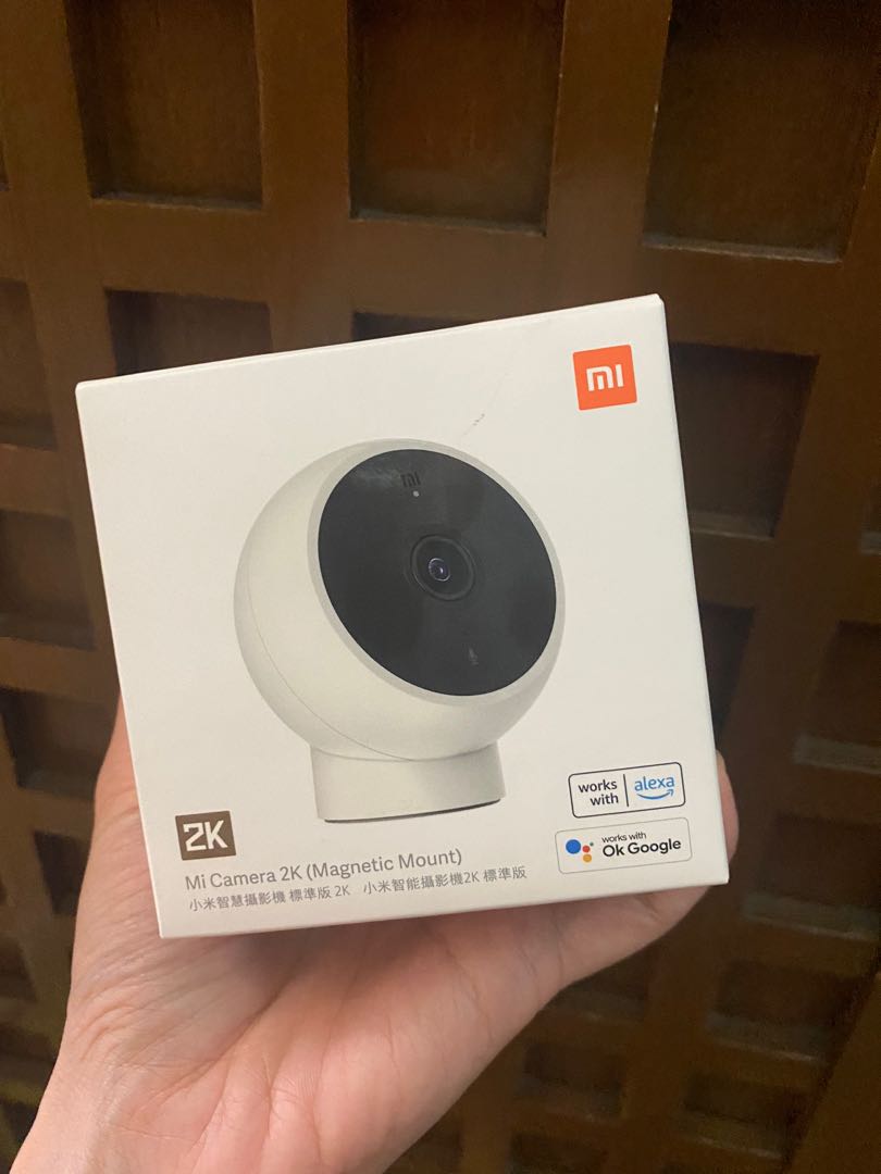 XIAOMI 2K PIXELS CCTV MAGNETIC MOUNT HIGH RESOLUTION, Furniture & Home ...