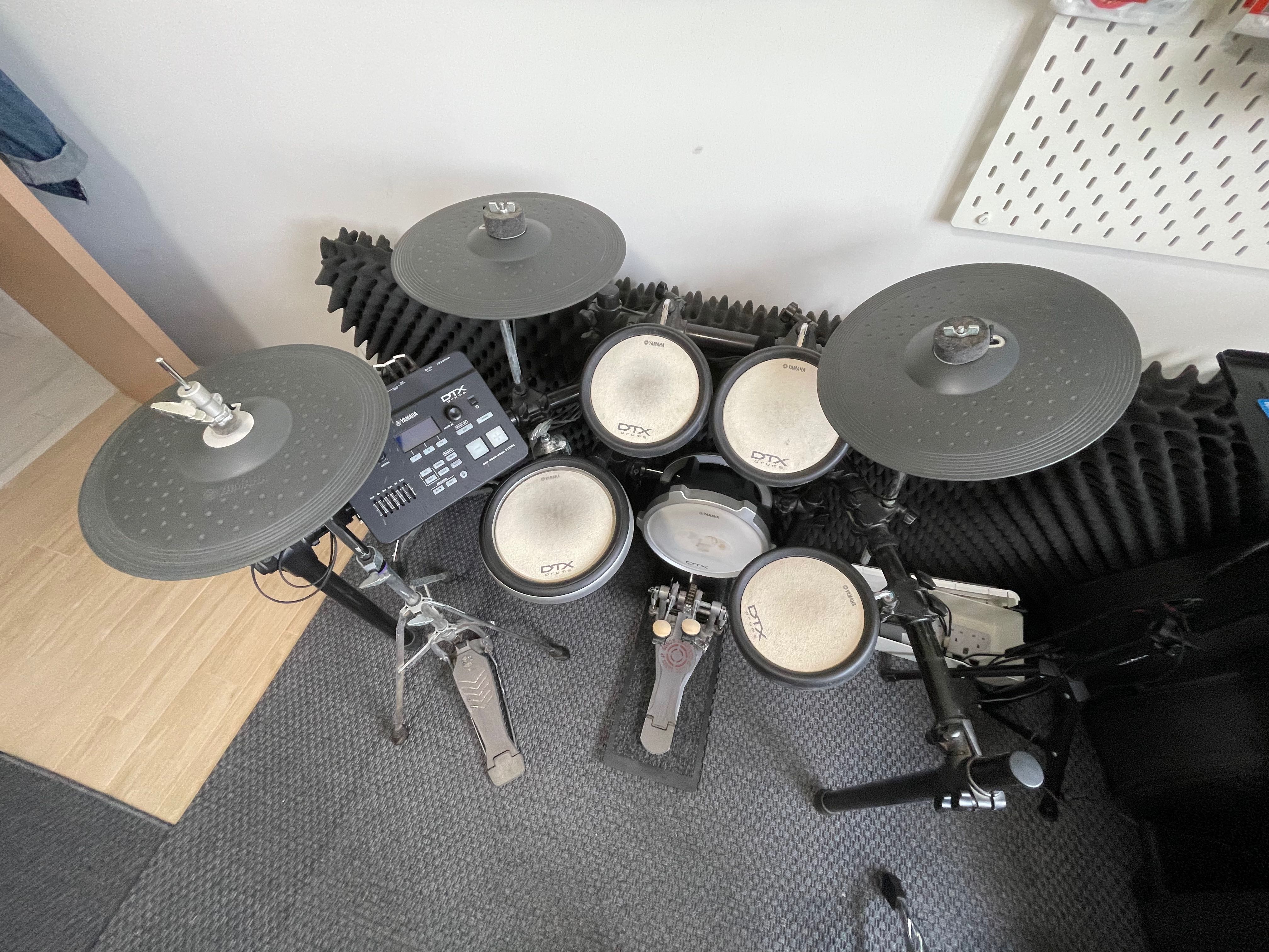 Yamaha DTX 700k (with upgraded bass drum), Hobbies & Toys, Music ...