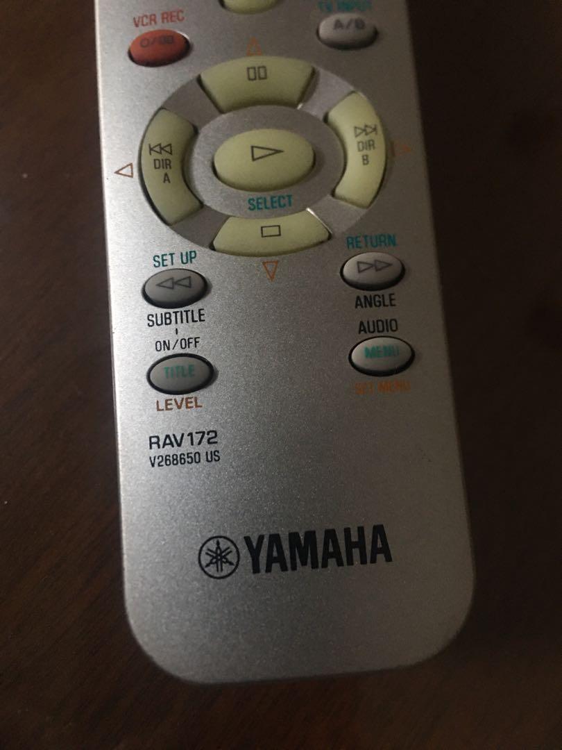 yamaha remote control, Audio, Portable Audio Accessories on Carousell