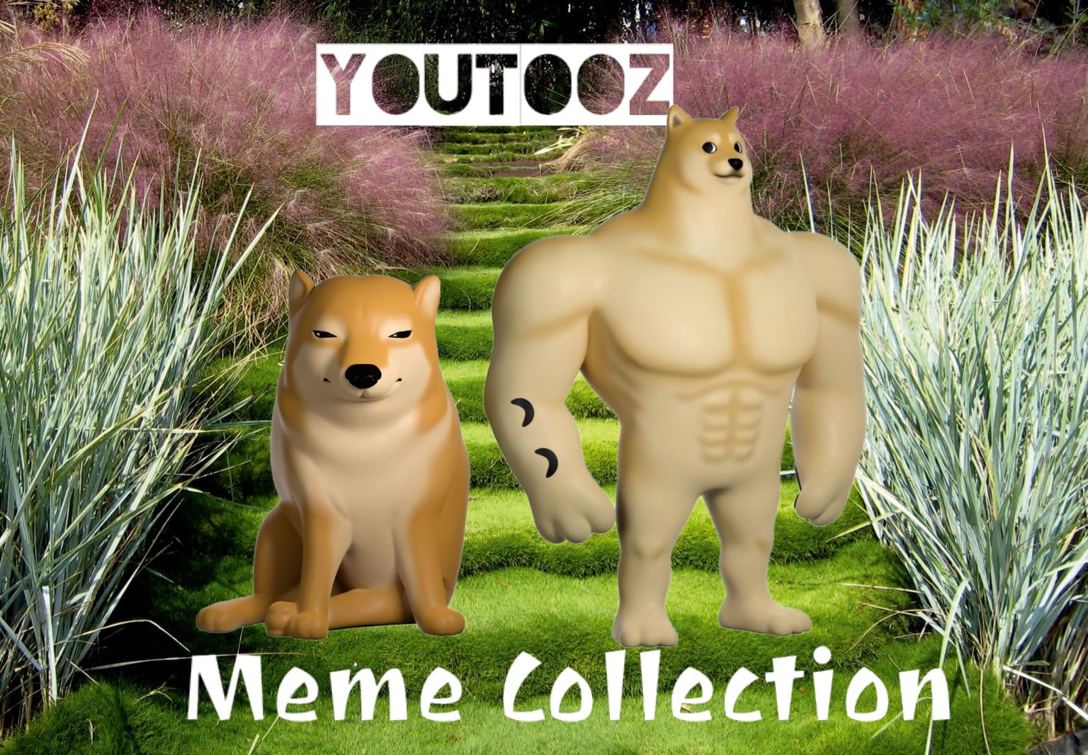 YouTooz #Meme Collection #Swole Doge #Cheems #2 Pack, 興趣及遊戲, 玩具 & 遊戲類 ...
