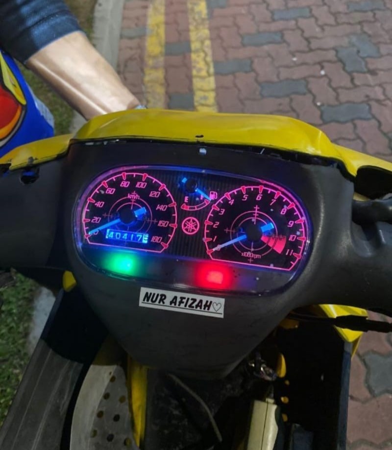 125z meter light LED, Motorcycles, Motorcycle Accessories on Carousell