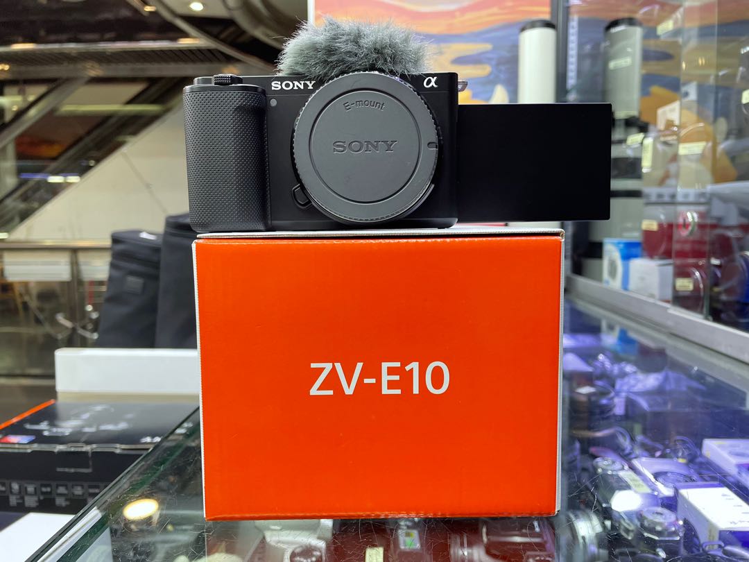 齊盒 全新一樣 SONY ZV-E10 ZVE10 ZVE 10, 攝影器材, 相機 - Carousell