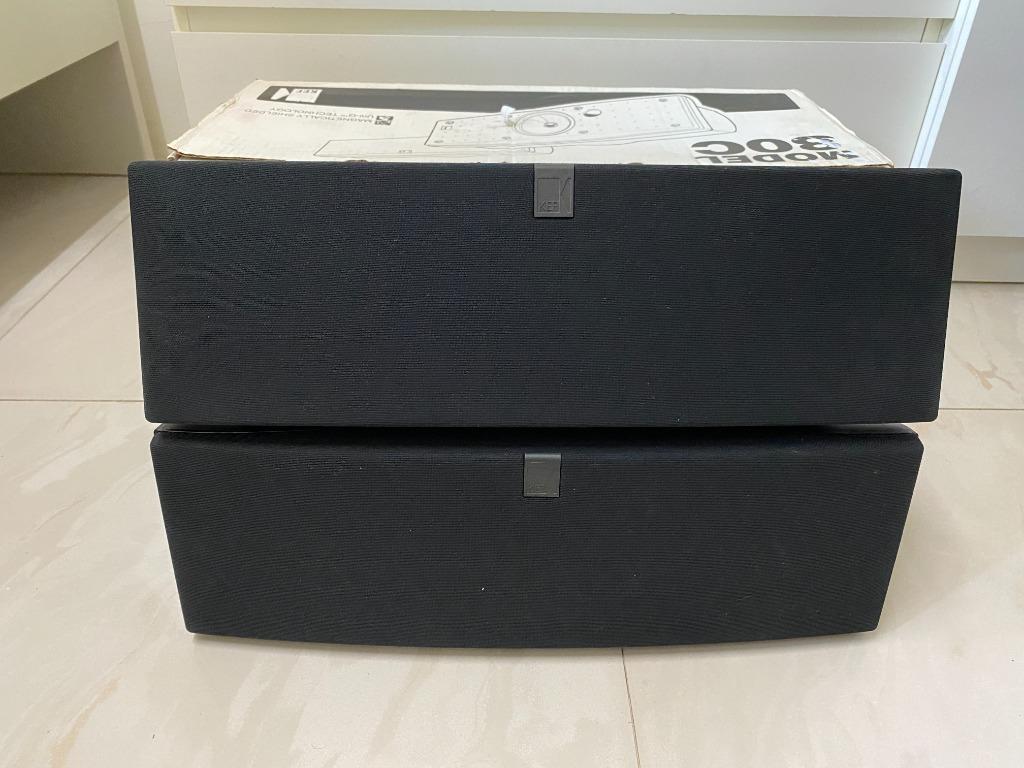 英國 KEF 80C（Uni-Q 同軸）中置喇叭 主喇叭 1對可當前置或環繞 功能正常 ~劇院最佳組合~, 耳機及錄音音訊設備, 其他音響配件 ...