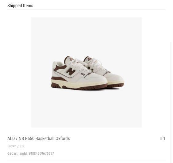 US8.5 ALD New Balance 550 Brown, Men's Fashion, Footwear, Sneakers on ...