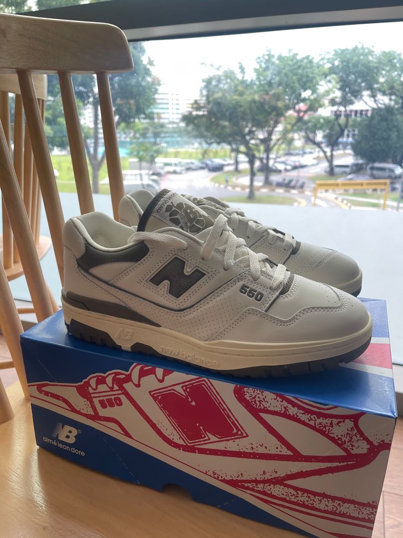 ALD x new balance 550 olive, Men's Fashion, Footwear, Sneakers on Carousell
