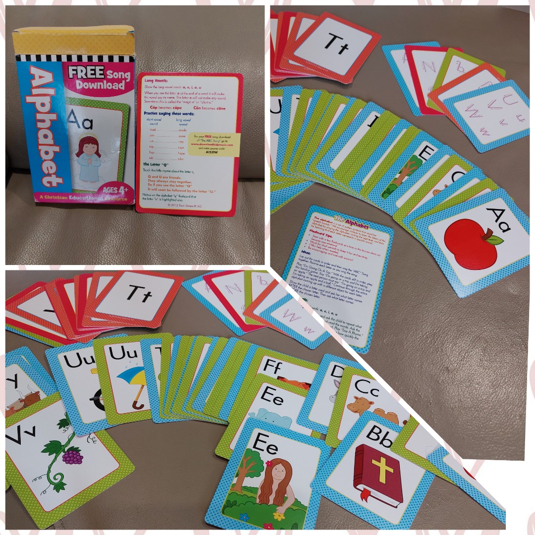 Alphabet Cards-Christian Educational Resource (Preschooler, English ...