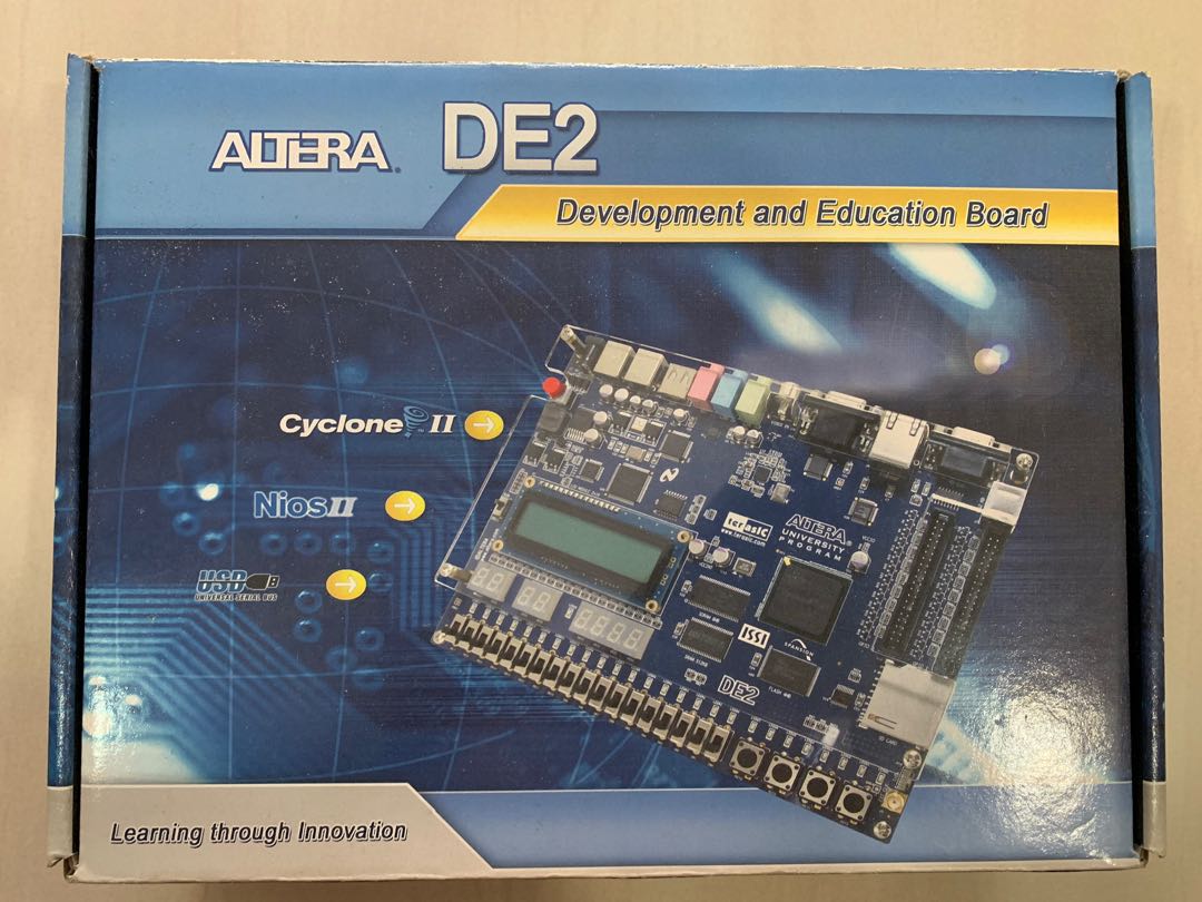 Altera DE2 Development and Education Board + LT24 LCD Touch Module + 5M Digital Camera Module ...