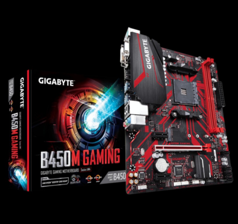 AMD B450 Gaming Motherboard with Hybrid Digital PWM, GIGABYTE Gaming ...