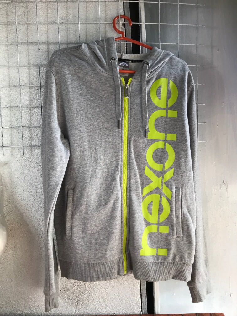 Anta Nexone Gray Hooded Jacket, Women's Fashion, Coats, Jackets and ...