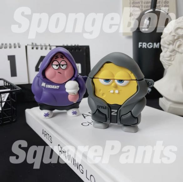 Apple AirPods case 1/2/3/Pro with cool spongebob and Patrick star ...