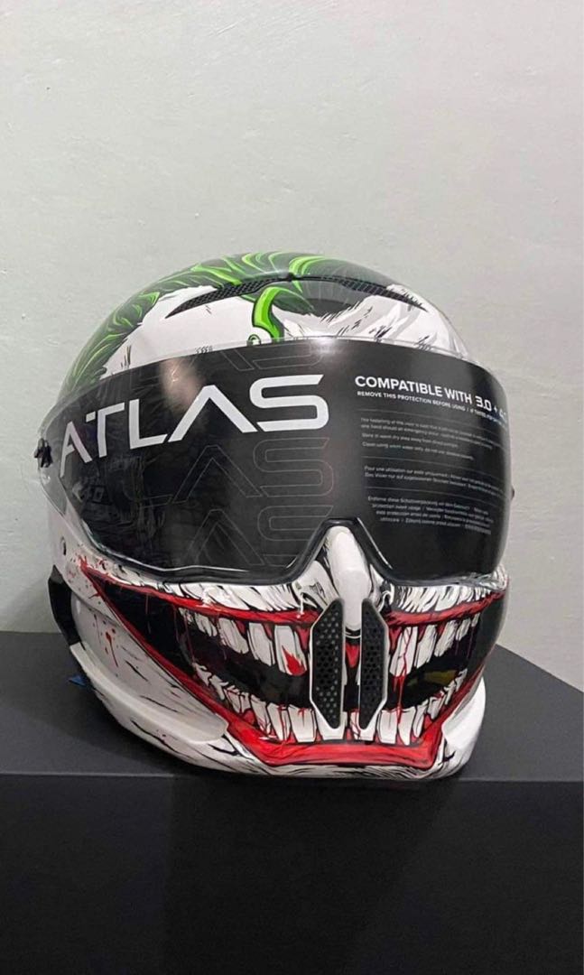 ATLAS helmet, Motorbikes, Motorbike Parts & Accessories, Helmets and ...