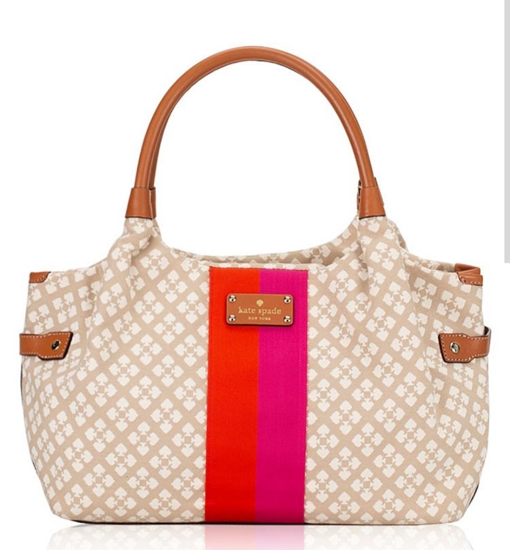 Authentic Kate Spade Classic Spade Stucco Bag, Women's Fashion, Bags ...