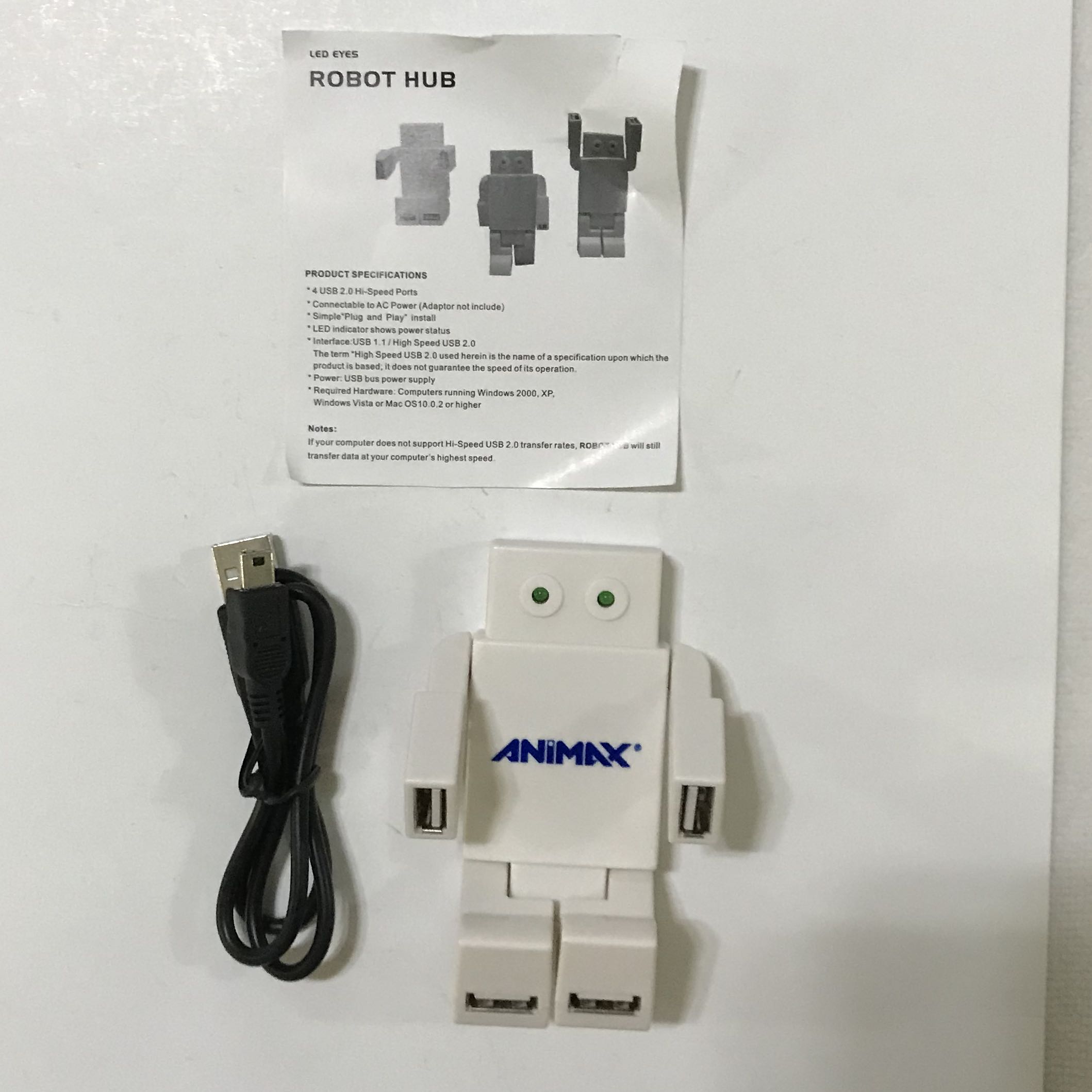 BN ANIMAX Brand LED EYES ROBOT HUB Come With 4 USB 2.0 Hi-Speed Ports ...
