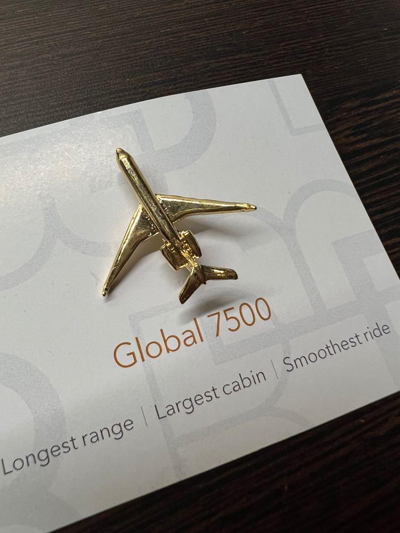 Bombardier Global 7500 Collar Pin, Hobbies & Toys, Memorabilia ...