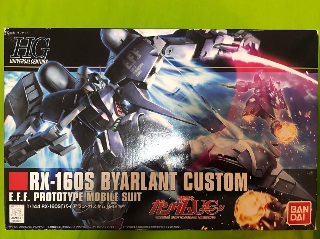 全新 HG HGUC 147 RX-160S Byarlant Custom 機動戰士 Gundam UC Unicorn 高達 模型, 興趣 ...