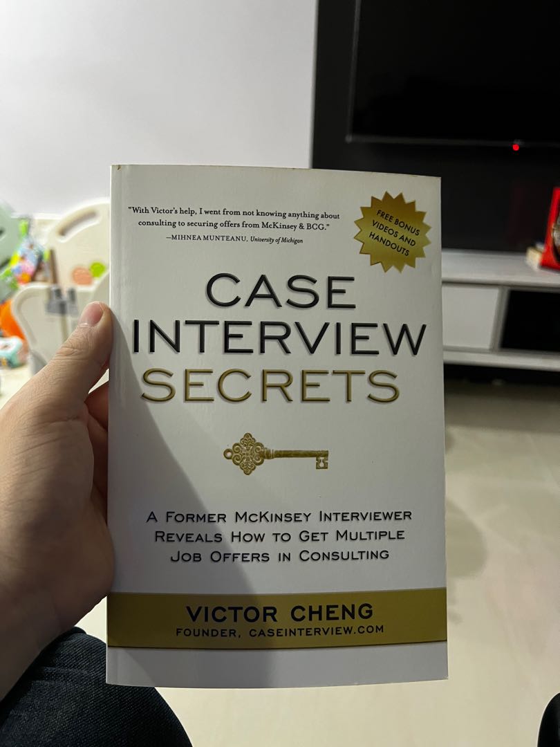 Case interview secrets, Hobbies & Toys, Books & Magazines, Textbooks on Carousell