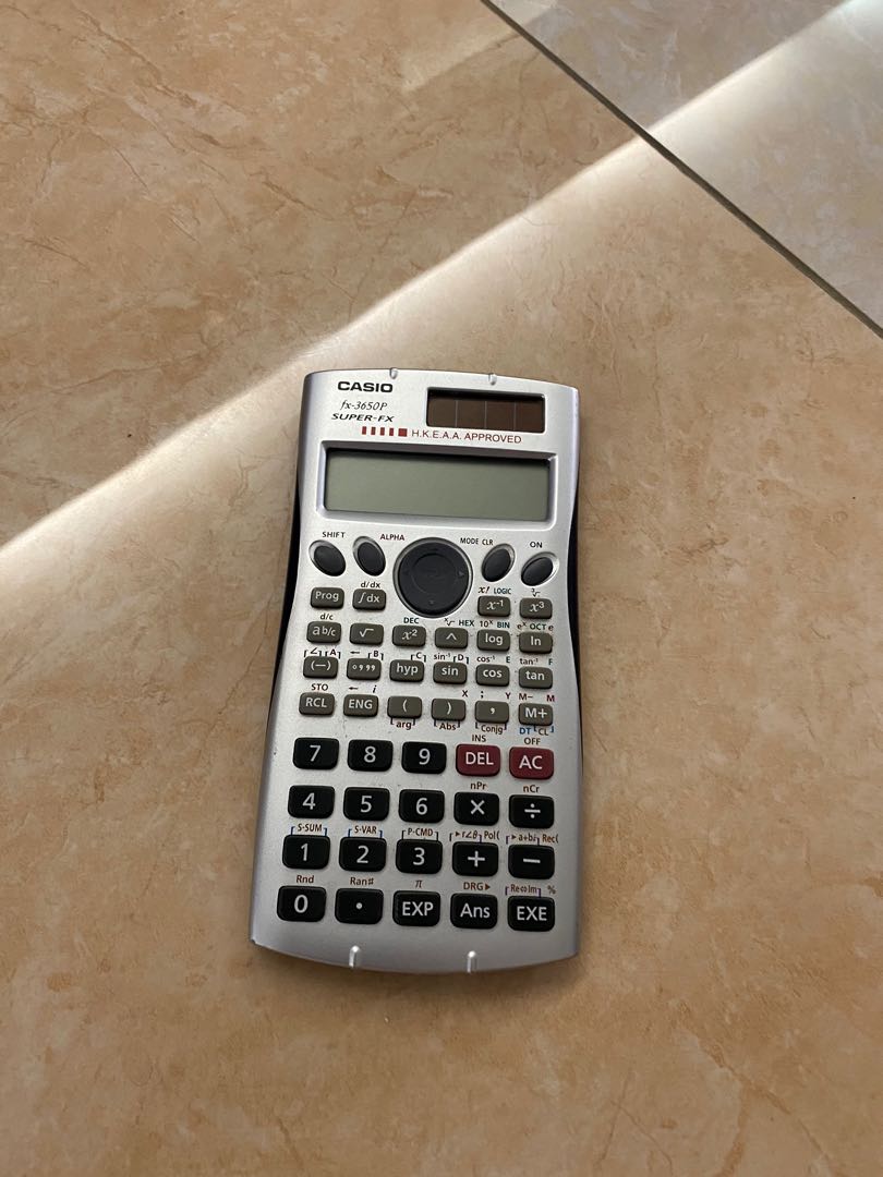Casio Fx 3650p Calculator 其他 其他 Carousell