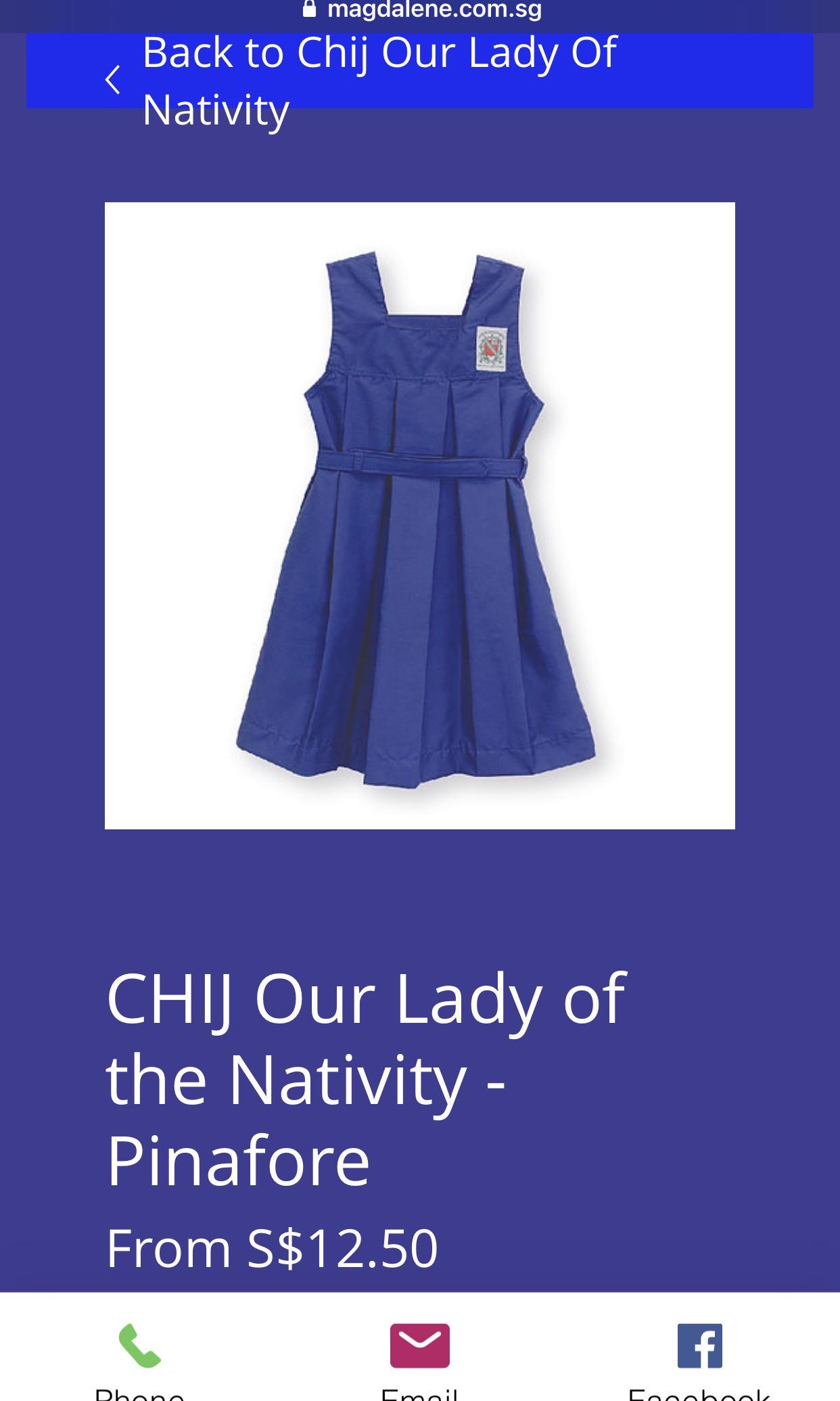 ChIJ Our Lady of the Nativity School Pinafore, Women's Fashion, Dresses ...