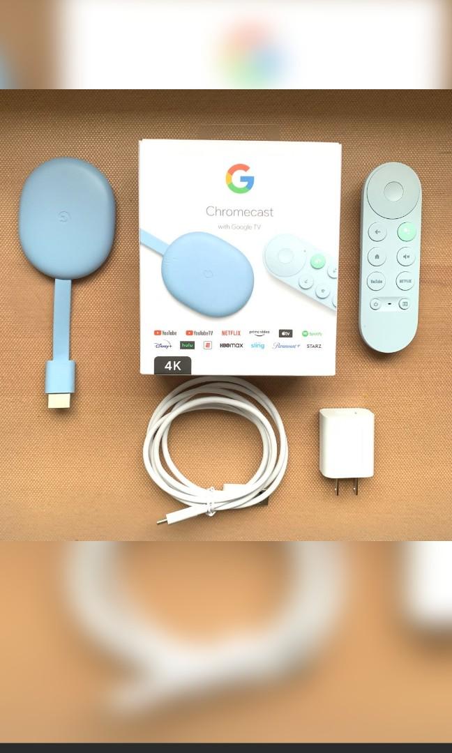 Chromecast gen 4 with Google TV, 4K output, TV & Home Appliances, TV ...