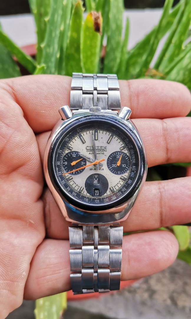 Citizen Bullhead Chrono panda, Men's Fashion, Watches & Accessories ...