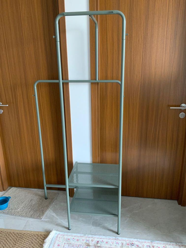 Clothes Rack IKEA Nikkeby, Furniture & Home Living, Furniture, Shelves, Cabinets & Racks on ...
