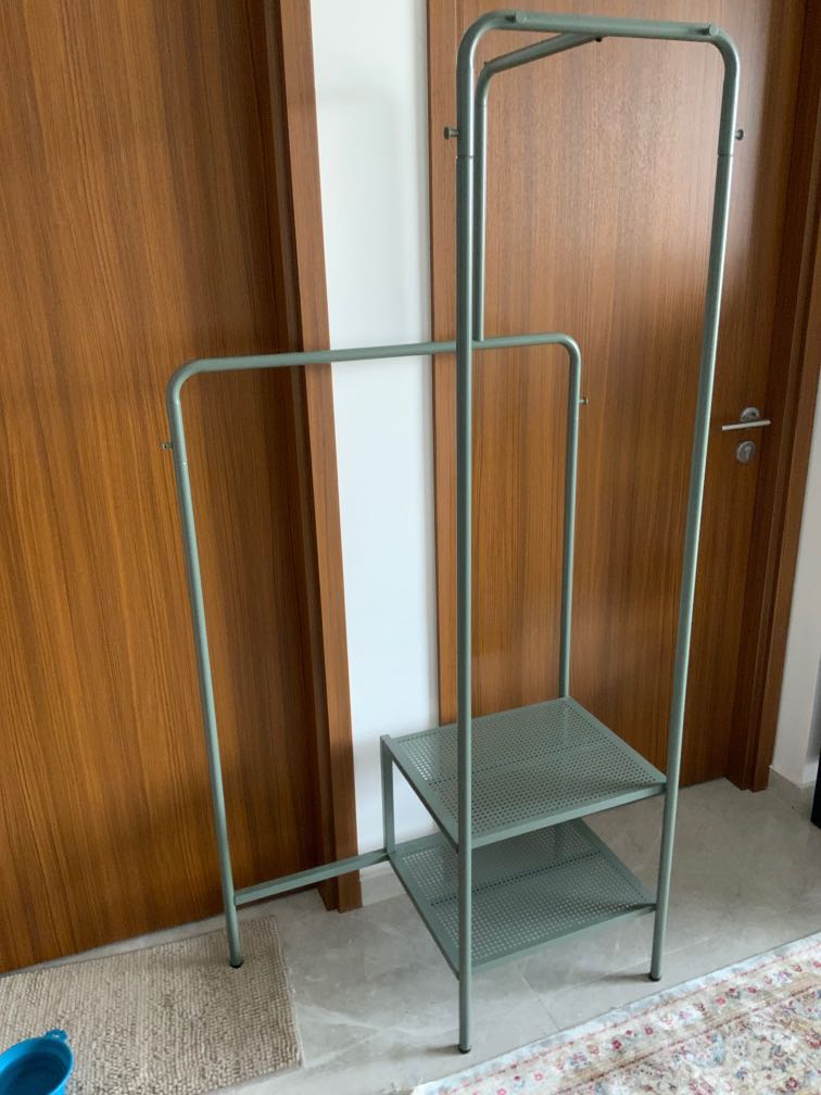 Clothes Rack IKEA Nikkeby, Furniture & Home Living, Furniture, Shelves, Cabinets & Racks on ...