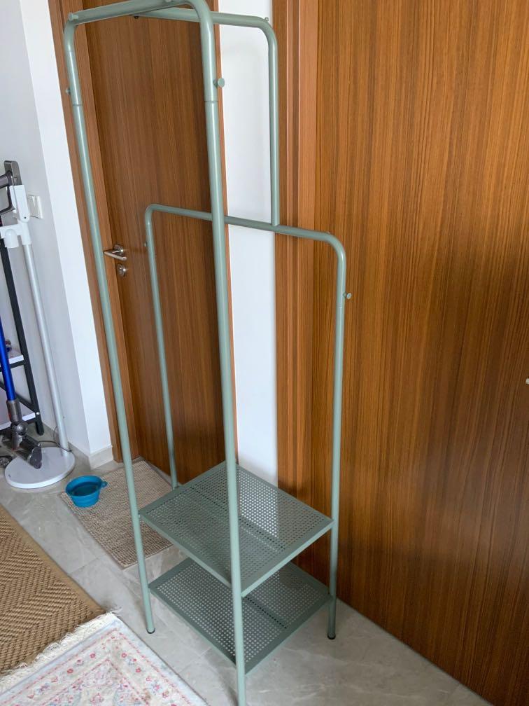 Clothes Rack IKEA Nikkeby, Furniture & Home Living, Furniture, Shelves, Cabinets & Racks on ...
