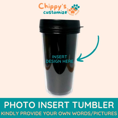 Customize Photo Insert Tumbler, Furniture & Home Living, Kitchenware ...