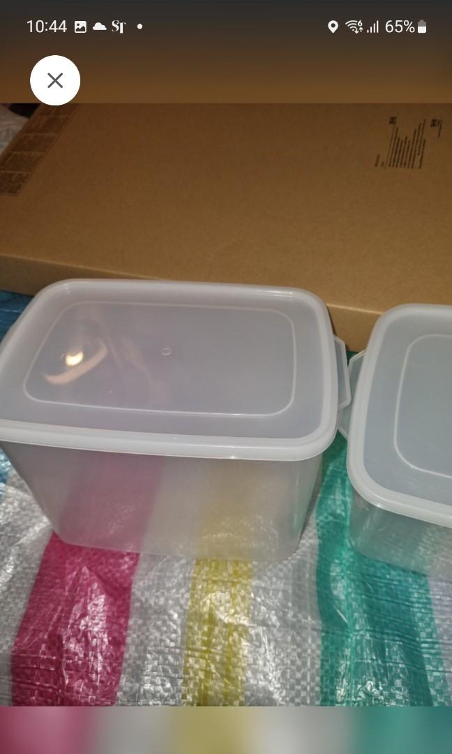 Daiso small transparent box, Furniture & Home Living, Home Improvement ...