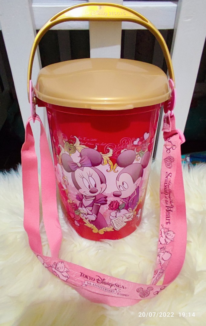 Disney Minnie Mouse Bucket, Hobbies & Toys, Toys & Games on Carousell