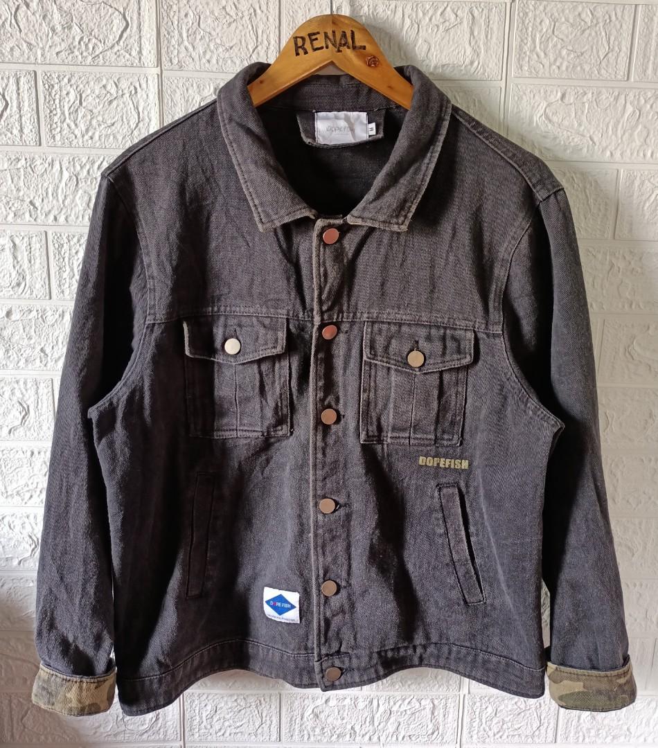 Dope fish denim jacket, Men's Fashion, Coats, Jackets and Outerwear on ...