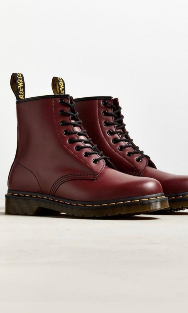 Dr Marts Cherry red boots, Women's Fashion, Footwear, Boots on Carousell