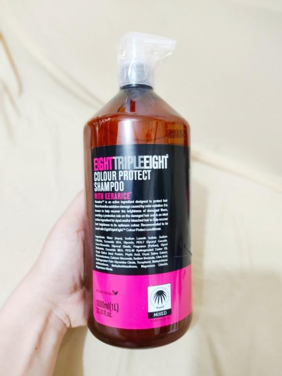 Eight Triple Eight Color Protect Shampoo/Conditioner 1L, Beauty ...