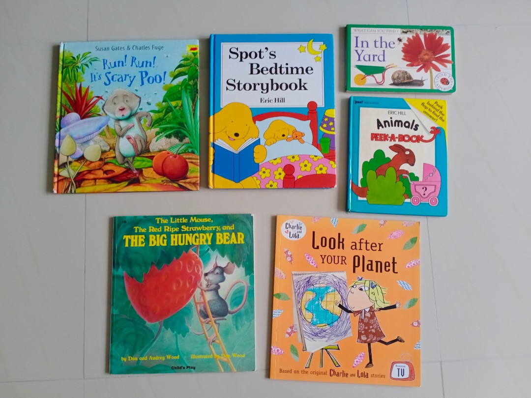Eric Hill Spot book; Charlie and Lola book; and other children story ...
