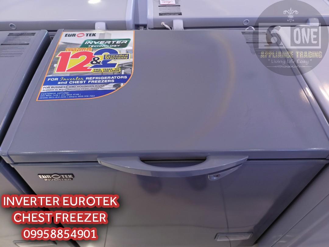 EUROTEK INVERTER CHEST FREEZER, TV & Home Appliances, Kitchen ...
