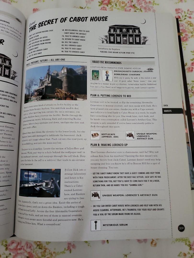 Fallout 4 Collector's edition game guide, Hobbies & Toys, Toys & Games ...