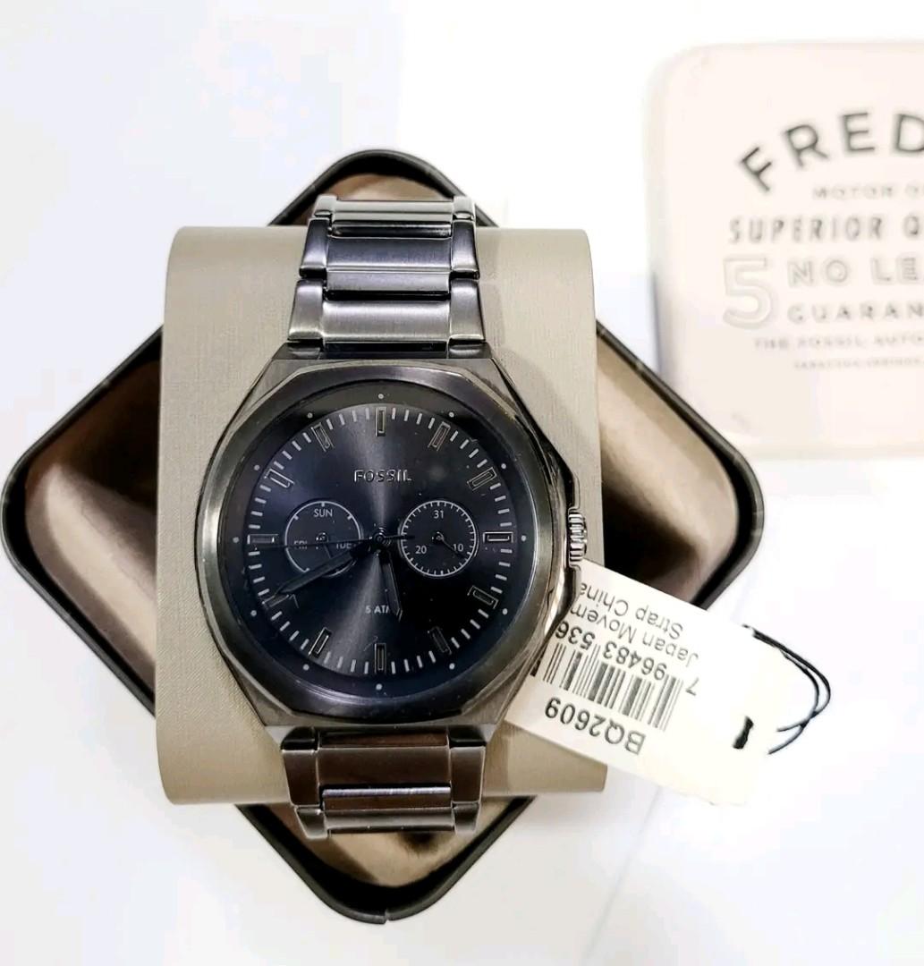 Fossil BQ2609 Black Watch free shipping, Men's Fashion, Watches ...