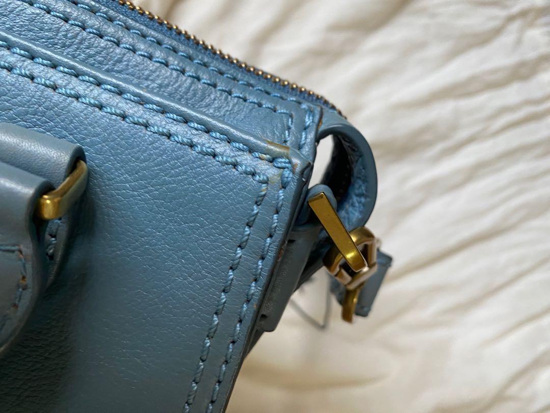 FOSSIL Ryder Mini Satchel in Blue, Women's Fashion, Bags & Wallets ...