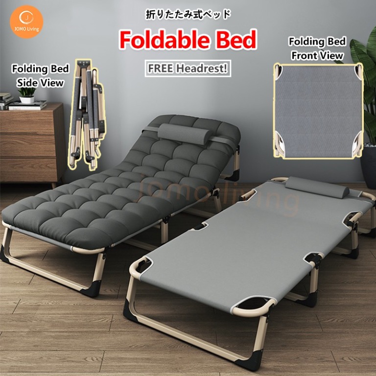 [FREE DELIVERY] Japanese Portable Folding Bed Foldable Bed , Furniture ...