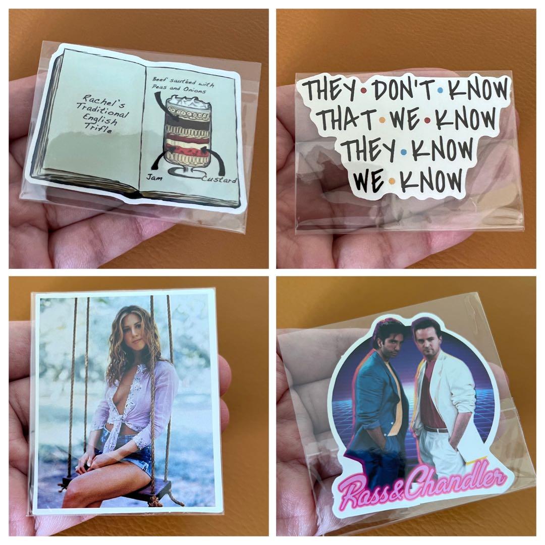 FRIENDS stickers Rachel Chandler Ross Joey Monica Phoebe sitcom $0.80 ...